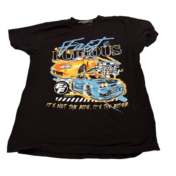 fast and furious | Shirts | Universal Black Fast Furious Graphic Tee ...